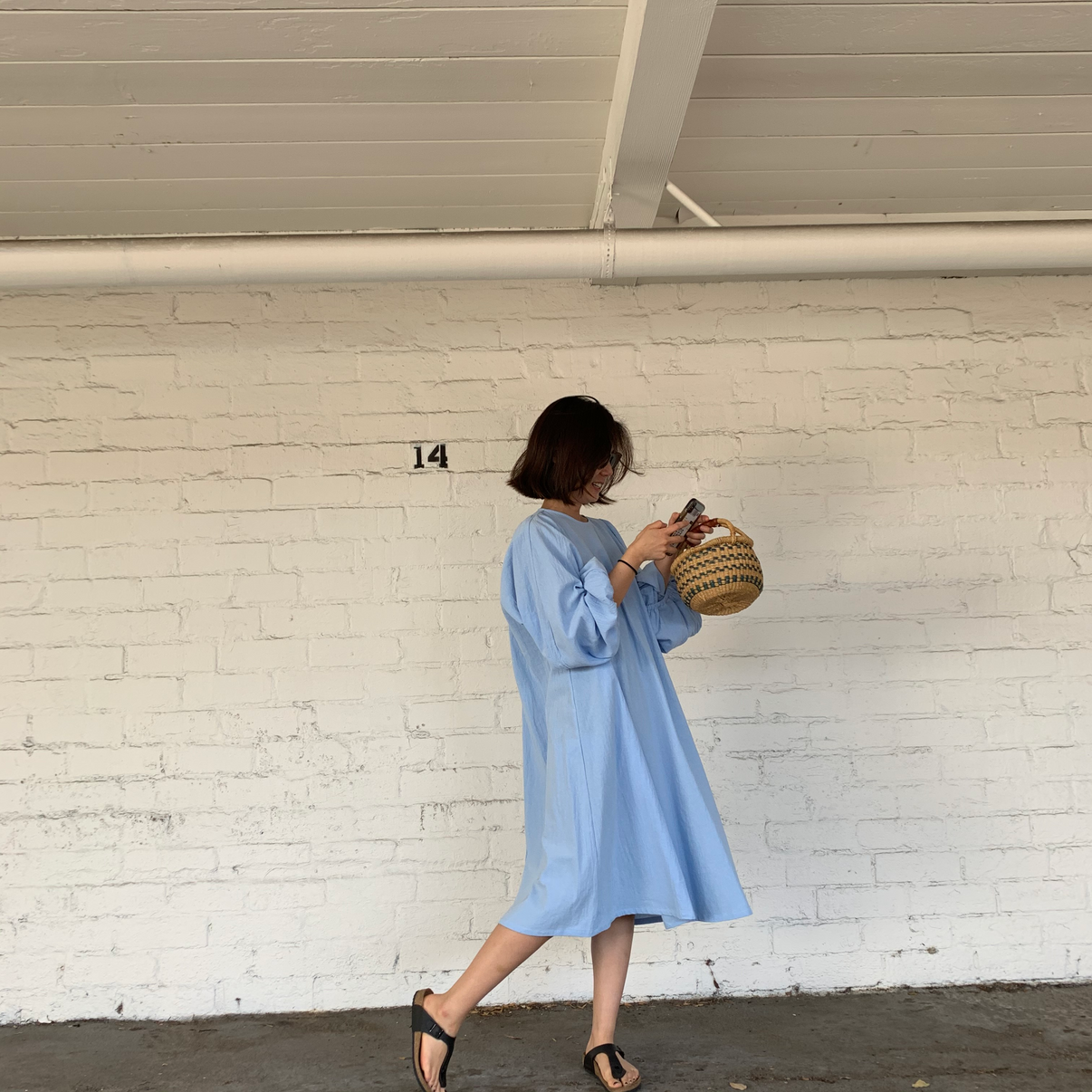 Ogden Dress Baby Blue – April meets october