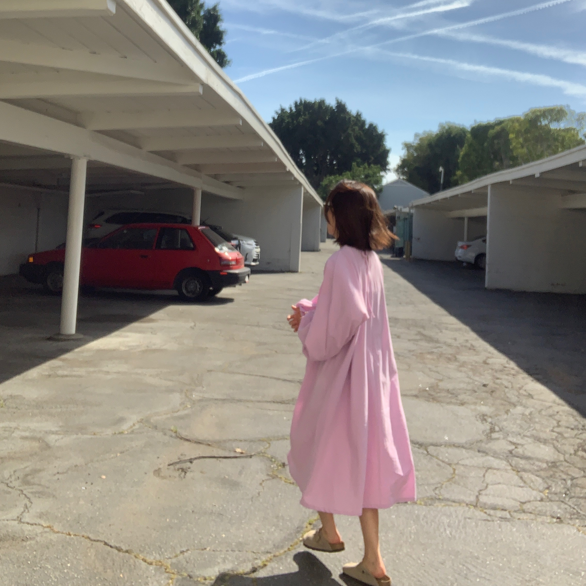 Ogden Dress Baby Pink – April meets october